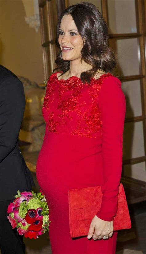Beautiful Pregnant Sofia Swedish Royals Fashion Dresses