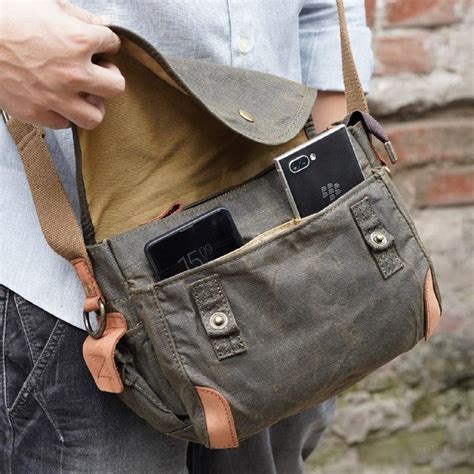 Small Messenger Bag Waxed Canvas Mens Waxed Canvas Duffle Bag