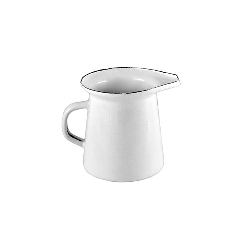 Enamelware Milk Jug 250ml White Dci International