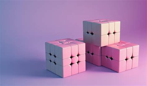 Premium Ai Image Rising Prospects Increasing Cube Block Stacking With