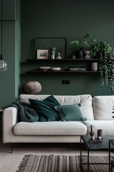 45 Dark Green Living Room Ideas To Create A Luxe Atmosphere Living