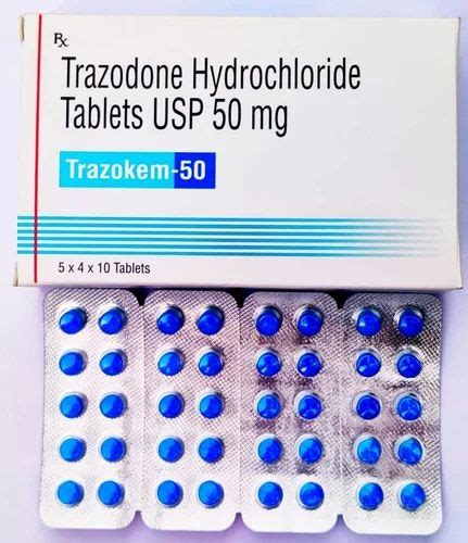 50mg Trazodone Hydrochloride Tablet At ₹ 185box Trazodone Tablets In Nagpur Id 2856430504848