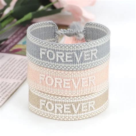 Fashion Tassels Textile Text Letter Custom Friendship Embroidered