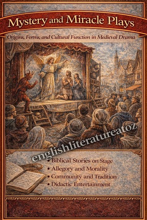 English Mystery And Miracle Plays Origins Forms And Cultural