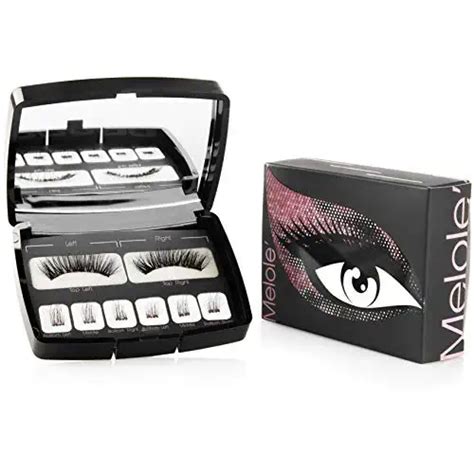 مژه مغناطیسی کامل چشم مله بدون افزودنی مژه های چسب سوفی جعلی با 3 مگنت قابل استفاده با مضراب