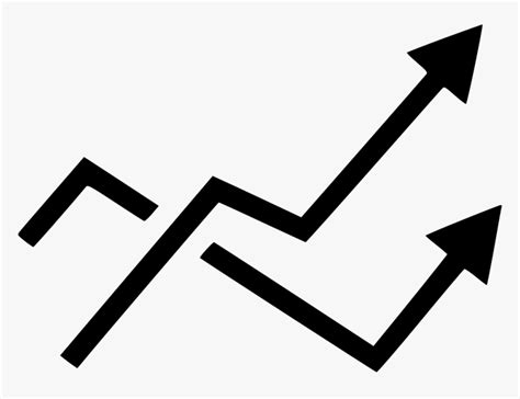 Line Chart Report Analytics Statistic Increase Arrow Increase Arrow