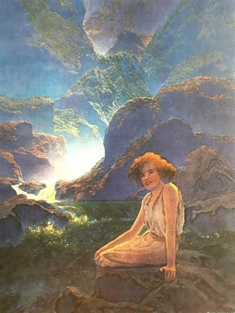 New Lithographic Art Print Moonlight By Maxfield Parrish Ebay Maxfield Parrish Art Prints