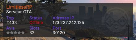 Limitlessrp Serveur Gta
