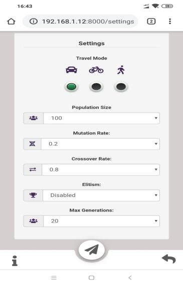 User Interface For Setting Parameters Of Genetic Algorithm Download