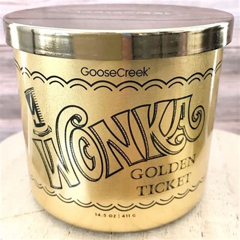 🆕40 Hrs Willy Wonka Golden Ticket 3 Wick Candle In 2025 Ceramic