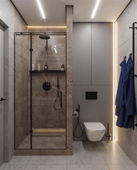 Modern Bathroom With Walk In Shower