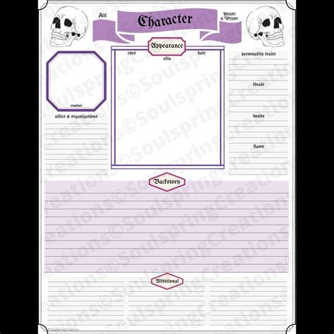 Dnd 5e Character Sheets Printable Dnd Stat Sheet