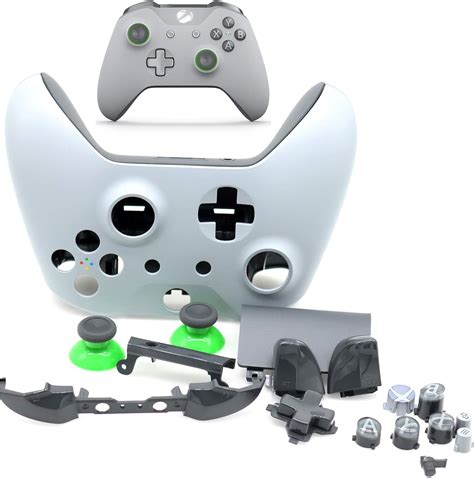Deal4go Kit De Carcasa Completa Con Botón Completo De Repuesto Para