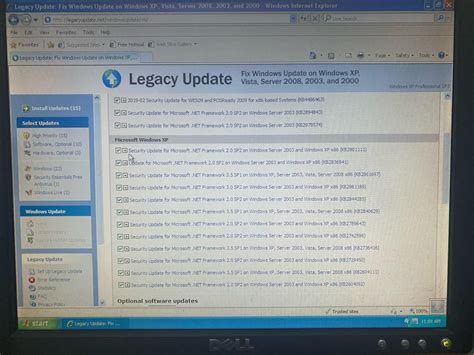 Dell Optiplex 170l Sdt After Installing Unofficial Sp4 And Letting