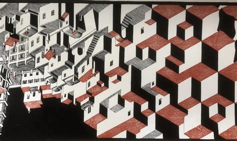 Mc Escher Metatmorphose Verkocht Kunstveilingnl