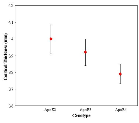 Cortex Area Thinner In Youth With Alzheimers Related Gene National