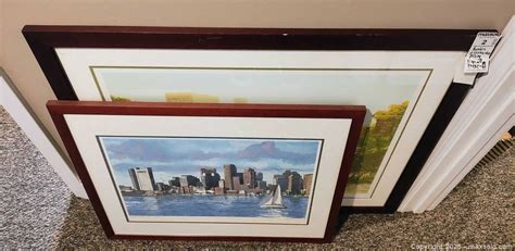 Framed Limited Edition Frederick Kubitz Giclée Art Prints Pair Maxsold