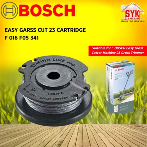 Syk Bosch Easy Grass Cut 23 Cartridge Cutting Line Replacement For