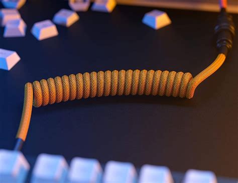 Glorious Coiled Usb Type C Keyboard Cable Artisan Braided Springy