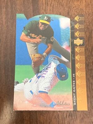 Brent Gates 1994 Upper Deck Sp Die Cut Oakland Athletics Card 33 Ebay