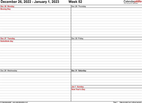 Free 2023 Printable Weekly Planner Templates Free Printable Worksheet