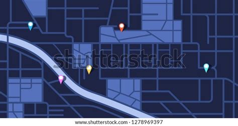 City Map Navigation Gps Navigator Point Stock Vector Royalty Free Shutterstock