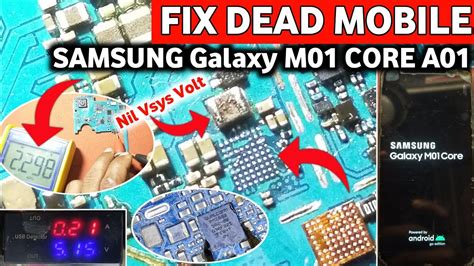 Samsung Galaxy M01 Core Dead Solution A01 Dead Fix Youtube