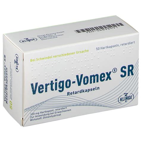 Vertigo Vomex® Sr Retardkapseln 50 St Shop Apotheke