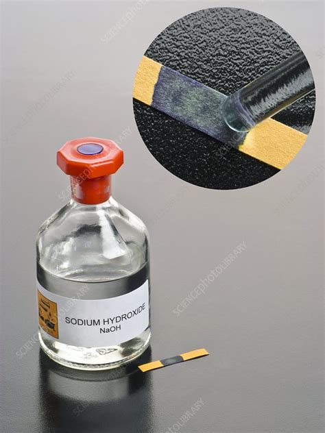 Ph Of Sodium Hydroxide Stock Image C004 7687 Science Photo Library