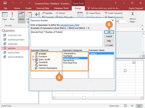 Work With Expressions And The Expression Builder Customguide