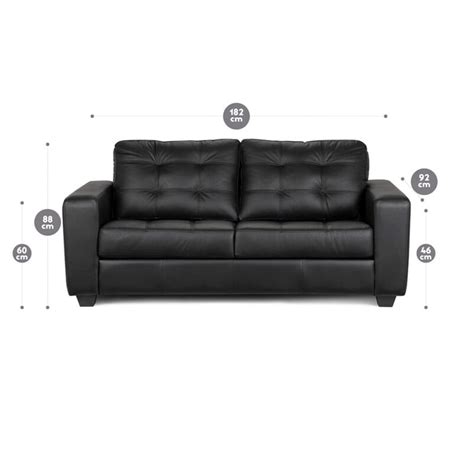 Sofa Dali Cuero 3 Cpos Hunter Brown Rosen Punta Arenas