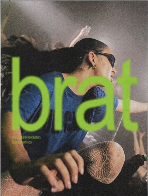 Brat Poster Music Poster Graphic Design Posters Cd Cover Art