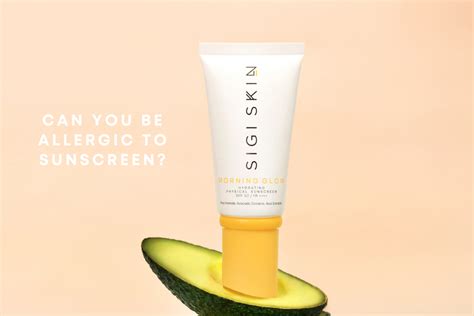 Can You Be Allergic To Sunscreen S I G I S K I N