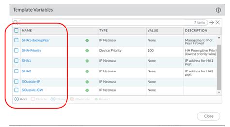 Panorama With Template Stacks