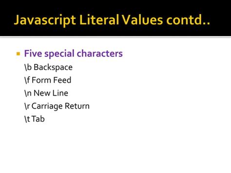 Javascript Variables And Datatypes Ppsx Web Development Internet