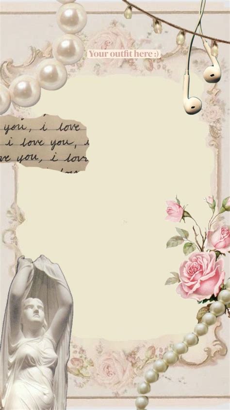 Coquette Outfit Background Template Thing Coquettegirl