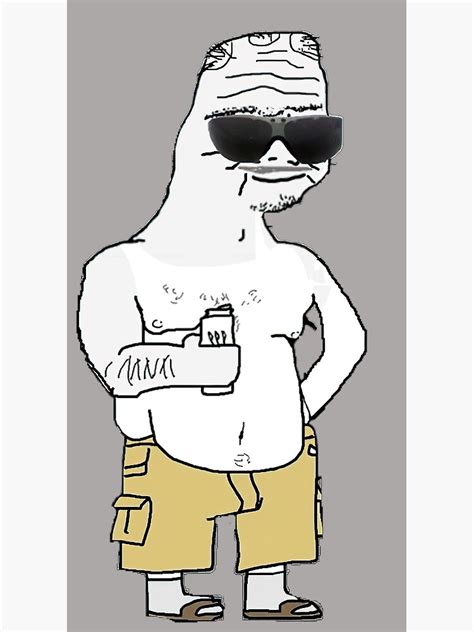 Funny Wojak Boomer Meme Sticker Photographic Print For Sale By