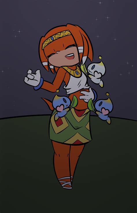 Tikal Tickle By Afk Qt On Deviantart