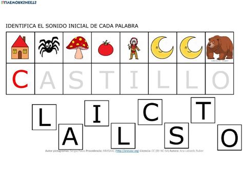 Hojas De Trabajo Para Identificar Letras