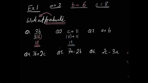 Basic Intro To Substitution Youtube