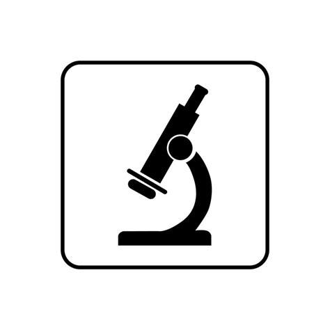 Microscope Icon Vector Design 16337870 Vector Art At Vecteezy