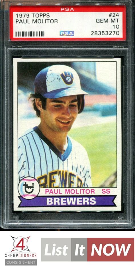 Paul Molitor 1979 Topps 24 Base Price Guide Sports Card Investor