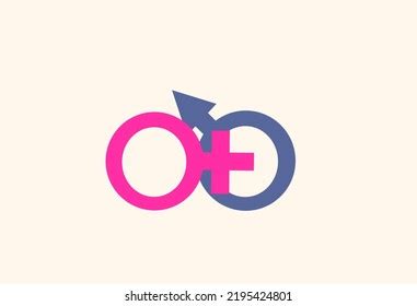 Illustration Male Female Gender Suitable Posters Stock Illustration