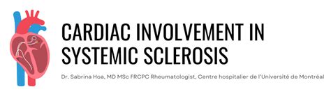 Cardiac Involvment In Systemic Sclerosis Scleroderma Bc
