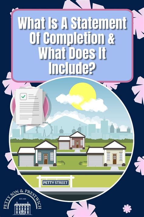 What Is A Statement Of Completion Your Complete Guide