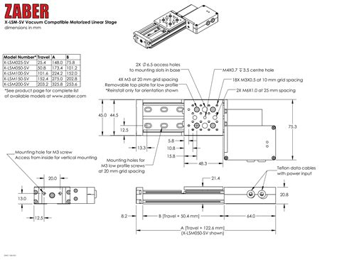X LSM SV Documents Drawings Zaber