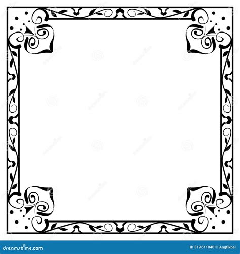 Fancy Page Border Two A Cute Fancy Page Border Frame Template Design