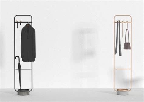 Neriandhu Design Rounded Rectangle Coat Stand For Offecct
