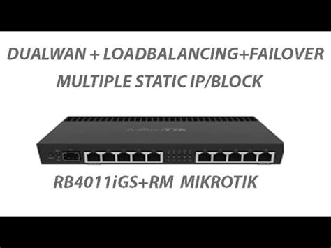 Mikrotik Dual ISP W Failover And Multiple Static IP Address Tutorial - YouTube