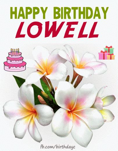 Lowell Happy Birthday
